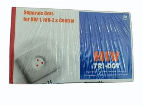 Hiv Tri Dot Test Kit Number Of Reactions Preps Kit 100 Kits At Best