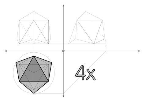 Tetrahedron 4x Clip Art Image Clipsafari