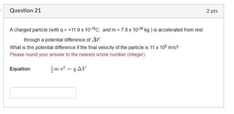 Solved A Charged Particle With Q 11 91019C And Chegg Com