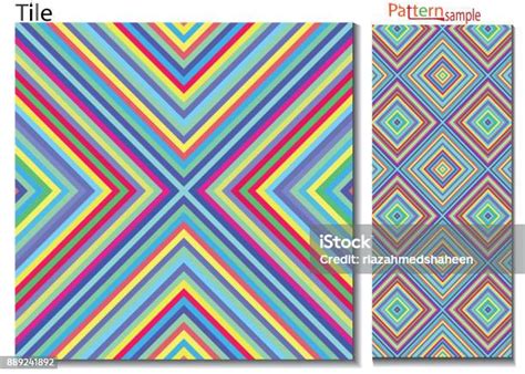 아름 다운 추상적인 멀티 색의 섬유 인쇄 및 디지털 사용에 대 한 완벽 한 패턴 0명에 대한 스톡 벡터 아트 및 기타 이미지 0명 굽은 다양 Istock