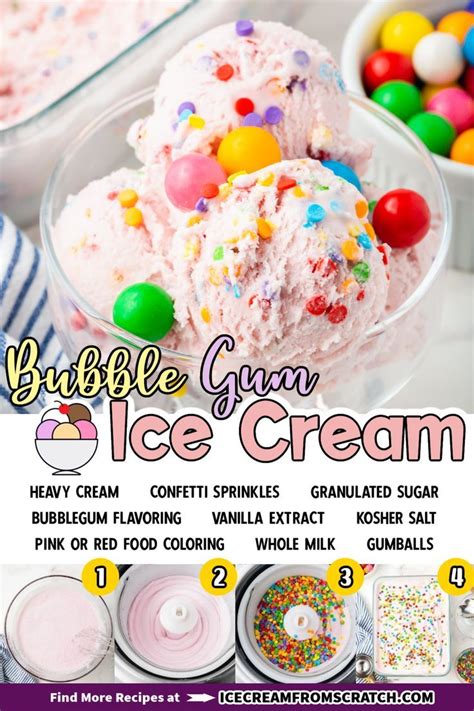 Bubble Gum Ice Cream Artofit