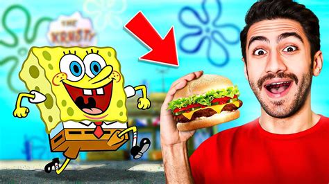 برگر باب‌اسفنجی رو درست کردم🔥 Youtube