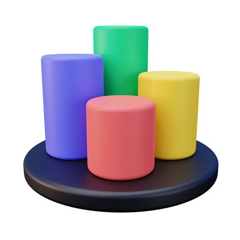 3d Cylinder Graph 29896134 Png