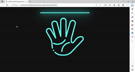 Botan Deniz On Linkedin Hand Scanning Animation Html And Created With