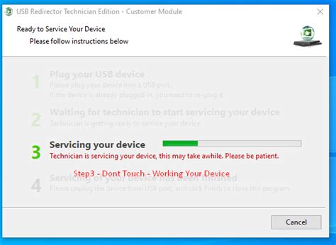 Remote Work Usb Redirector Customer Modeule Connection Manual