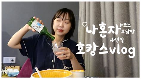 Vlog 인생은 마이웨이 생일에 혼캉스👻 혼술 먹방 브이로그 Feat L7강남 국물닭발 코인노래방 Youtube