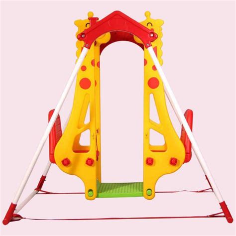 قیمت و خرید تاب کودک پایه دار دو نفره زرافه برند مانلی Maneli یوداتویز