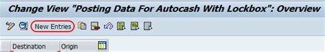 SAP FICO Central Define Lockbox Posting Data In SAP