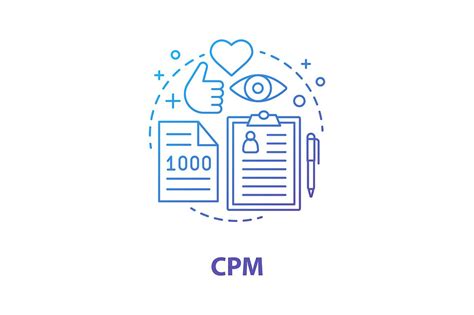 Cpm Concept Icon Outline Icons ~ Creative Market