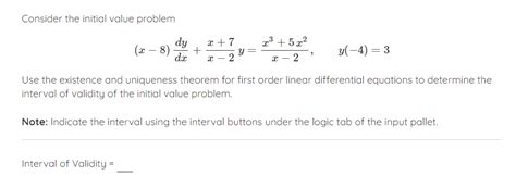 Consider The Initial Value Chegg Com