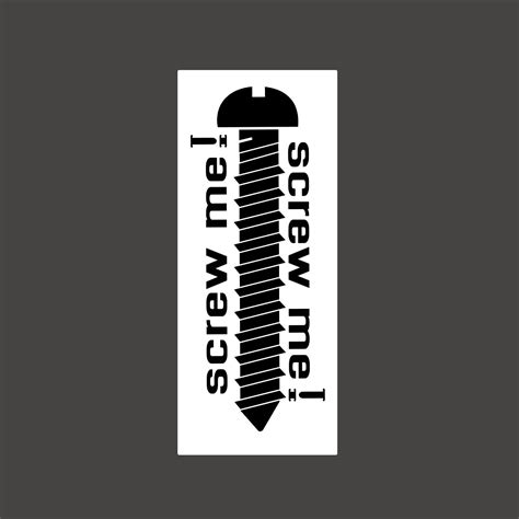 SCREW ME Sexy Naughty Temporary Tattoo In Black Etsy