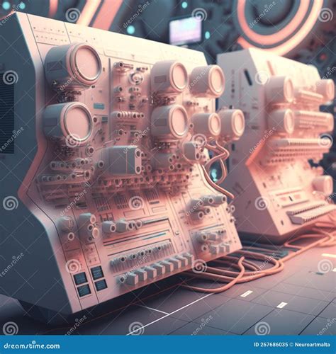 Futuristic Modular Synthesizer Stock Image Image Of Imagery Synthesizers 267686035