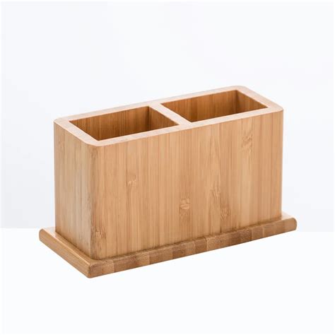 주방 용품 보관함 수저 보관 정리함 목재 조리 기구 홀더 1 Pc Aliexpress