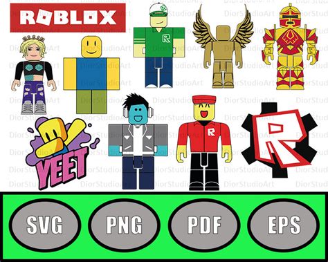 Roblox Bundle Svg Vector Roblox Cutfile Roblox Clipart Etsy My Xxx Hot Girl