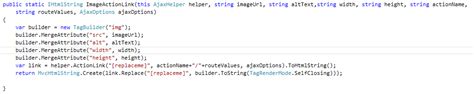 Mvc Add More Route Values To Custom Static Html Helper