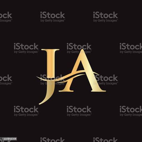 비즈니스 및 회사 정체성을 위한 현대적인 Ja 로고 디자인 럭셔리 컨셉의 크리에이티브 Ja 레터 결정체에 대한 스톡 벡터 아트 및 기타 이미지 Istock