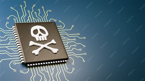 Premium Photo Computer Processor Bug Security Concept