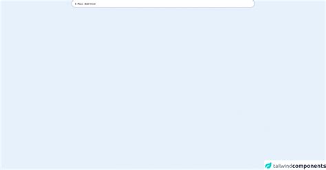 Tailwind Css Input With Floating Label As A Place Holder Inputs Floating Label