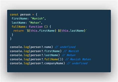 Javascript Cool Tricks Optional Chaining