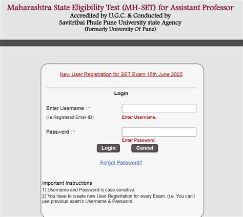 Maharashtra Set 2025 Notification Released Application Process