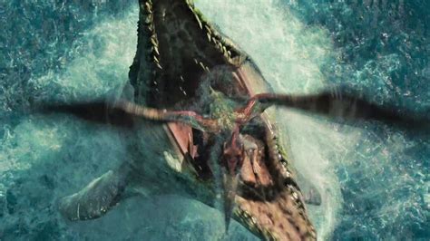 Now In 4k Mosasaurus Eats Person Jw Youtube