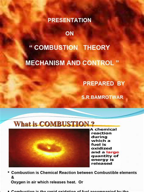 Combustion Theory Ppt Original Download Free Pdf Combustion