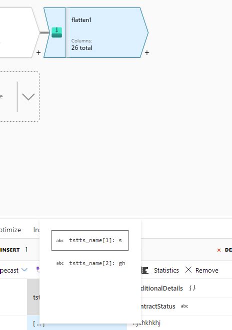 Dataflow Flatten View Arrays Of Data Microsoft Qanda