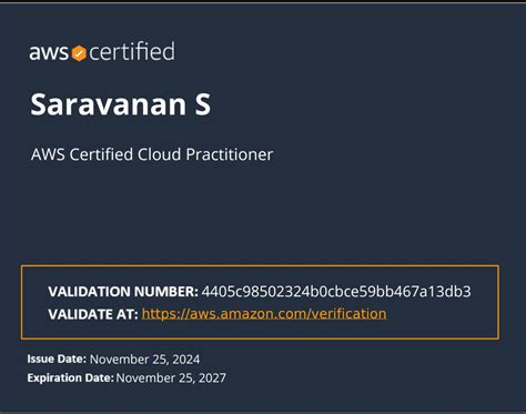 Saravanan S On Linkedin Aws