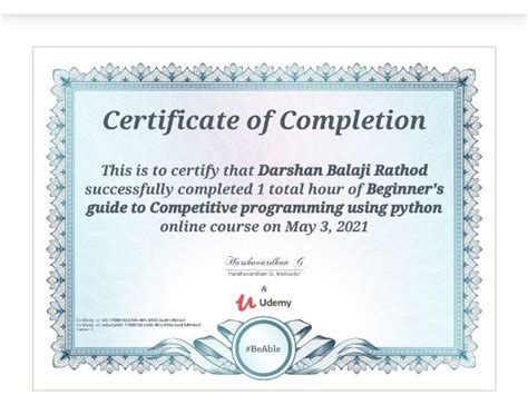 Darshan Rathod Hehim On Linkedin Learning Python Udemy