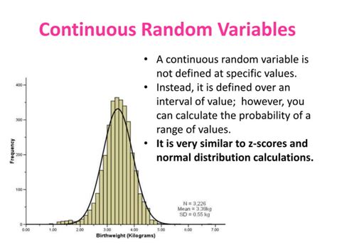 Discrete And Continuous Random Variables Pptx