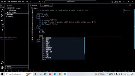 Odd And Even Number Program In Php For Beginners Youtube