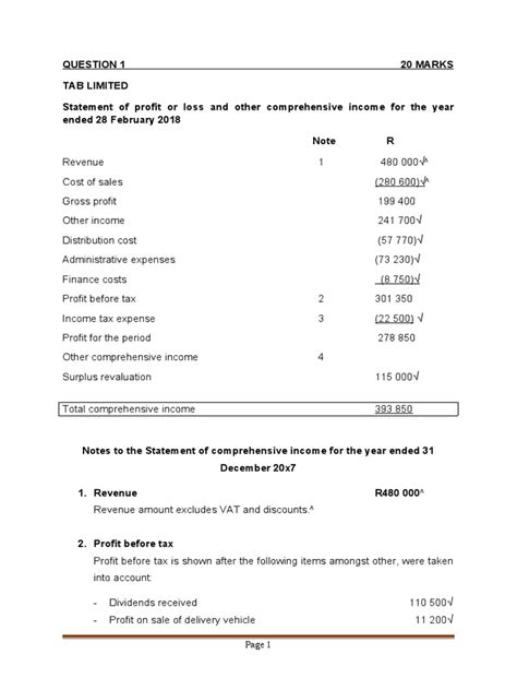 Afs Solutions Pdf Revenue Equity Finance