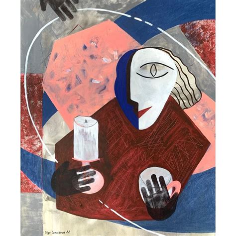 Купить картину Чаепитие в красном в Москве от художника Сенникова Ольга