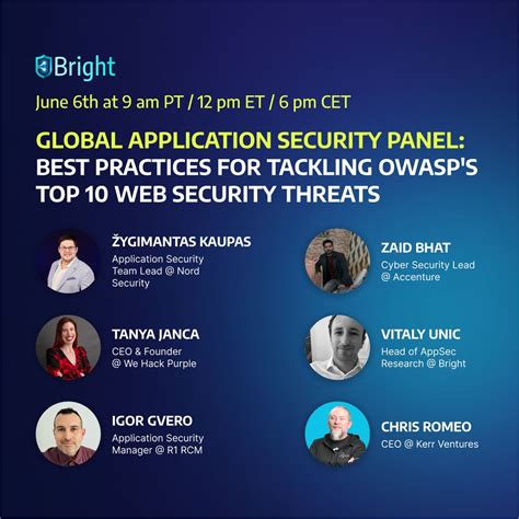 Bright On Linkedin Owasp Vulnerabilities Appsec