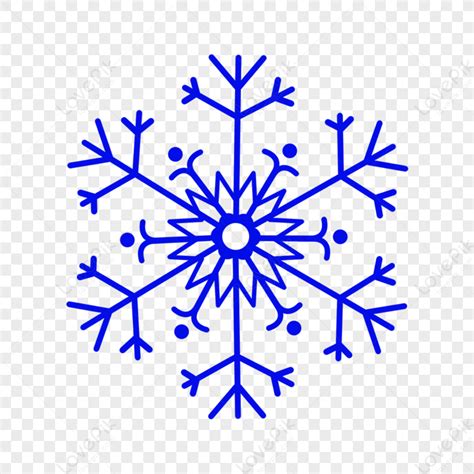 파란색 눈송이 일러스트 종이 컷 그림 요소 눈덩이 육각형 Png 일러스트 무료 다운로드 Lovepik