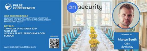 Pulse Conferences On Linkedin Cisos