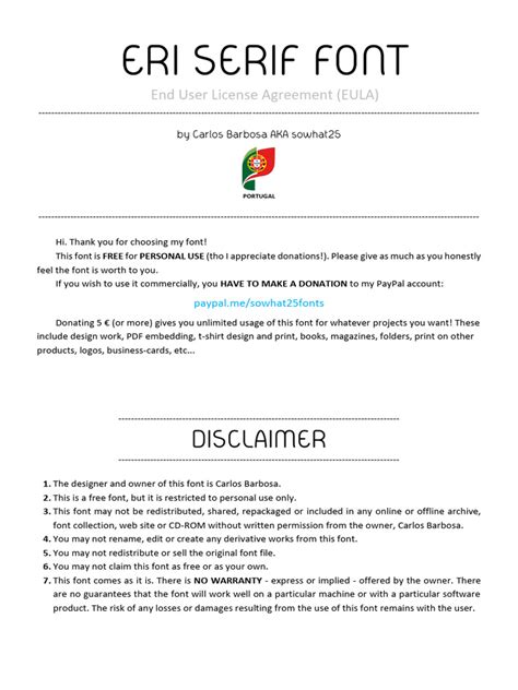 Eri Serif Font Eula Pdf Computing