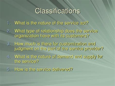Ppt Classifying Services To Gain Strategic Marketing Insights Powerpoint Presentation Id 5879302