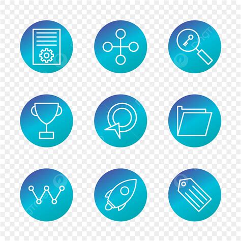 Search Engine Optimization Vector Art Png Set Of Vector Seo Search