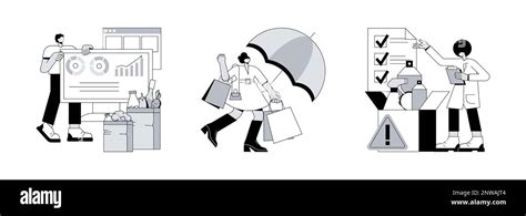 Customer Choice Abstract Concept Vector Illustration Set Food