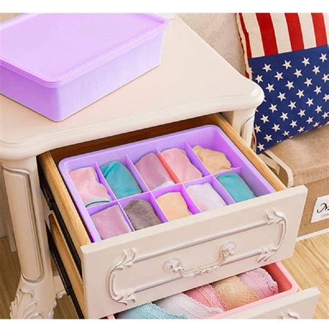 Tgs Plastic Underwear Organizer Underwear Organizer Box 10 Grid Gen Pros