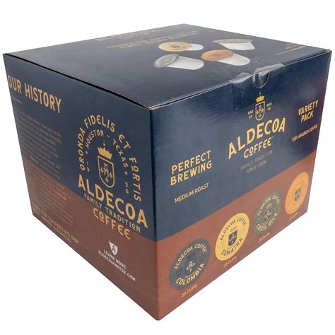 Aldecoa Single Serve Coffee K Cups Variety Pack Shop Coffee At H E B
