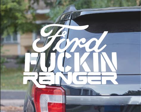 Ford Fucking Ranger Decal Steviedecals