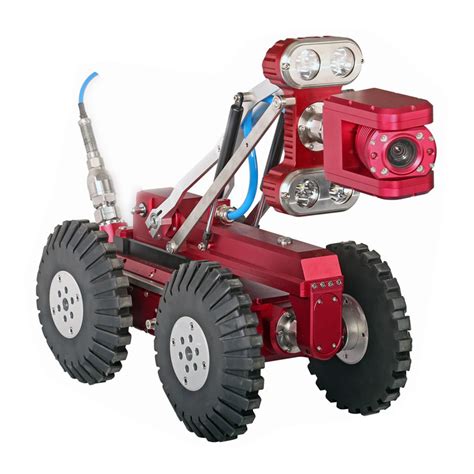 Drain Pipe Sewer Pipeline Inspection Robot Crawler Tractor Robot