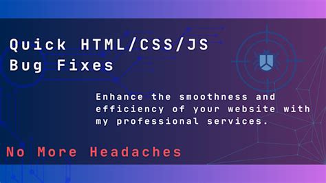 Quickly Fix Html Css And Javascript Bugs By Teczohaib Fiverr