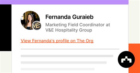 Fernanda Guraieb Marketing Field Coordinator At Vande Hospitality Group The Org