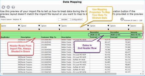 Help Imports With Time In A Header Row Of Import File Time Series Import Type