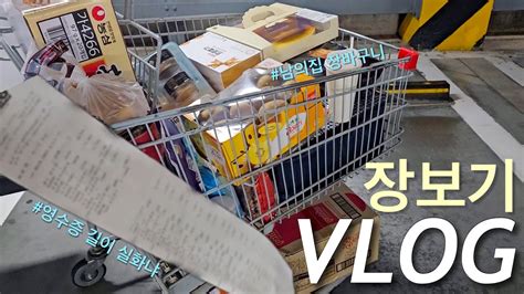 장보기 Vlog🛒 Q 취미가 뭐야 A 나마트 장보기 남의집 장바구니 코스트코 또산템이 아니고 맨날 사는템