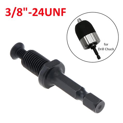 드릴 척 육각 수 생크 어댑터 나사 포함 전기 해머 어댑터 부품 속도 비트 변경 38 인치 24unf전동 공구 부품 Aliexpress