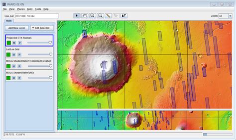 Context Camera Ctx Stamp Layer Jmars Java Mission Planning And Analysis For Remote Sensing